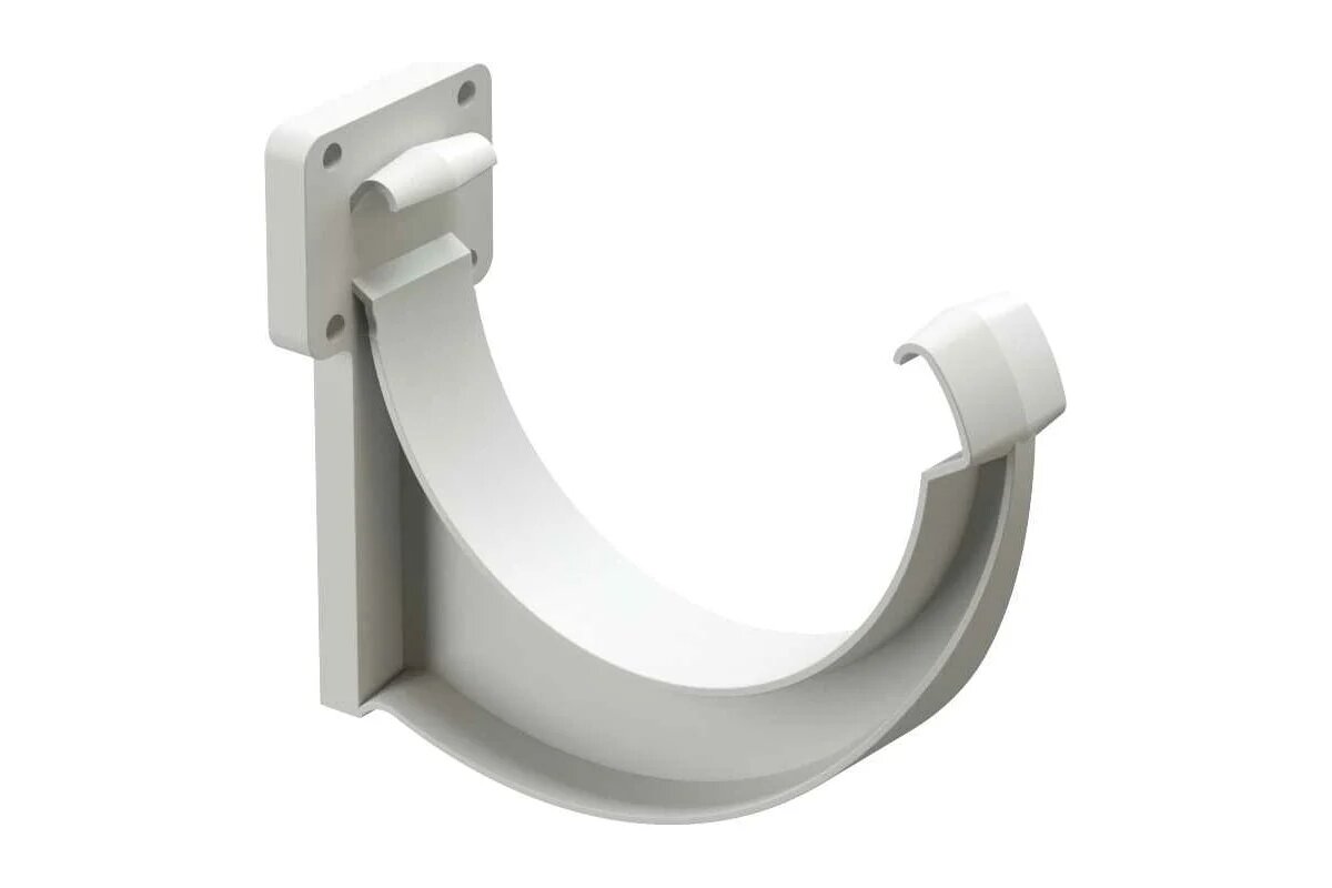 DOCKE Dcke LUX Кронштейн желоба (Пломбир) PVLK-1044