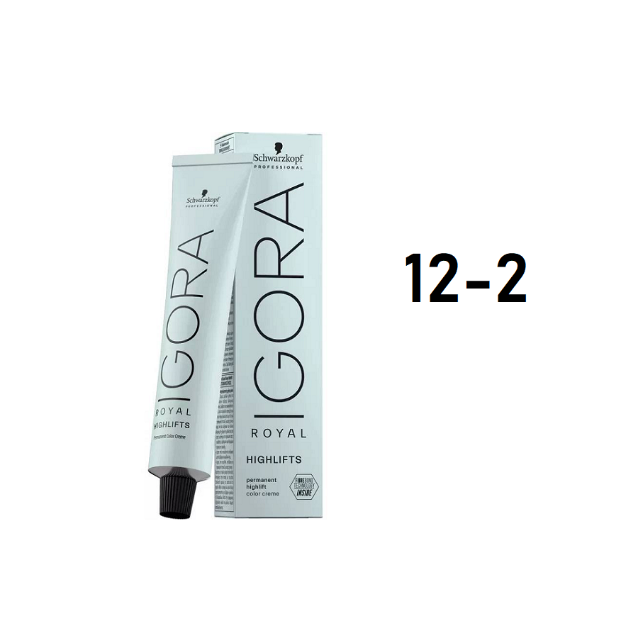 Schwarzkopf Professional Schwarzkopf Igora Royal 12-2 - Перманентный краситель специальный блонд пепельный 60 мл