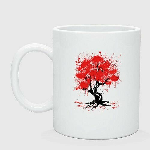 Сакура SAKURA вишня Керамическая кружка