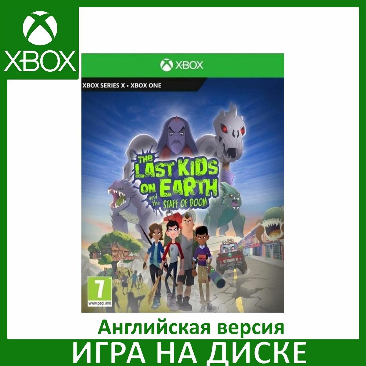 Игра The Last Kids on Earth and the Staff of Doom Xbox One, Series X Диск на Xbox Английская версия