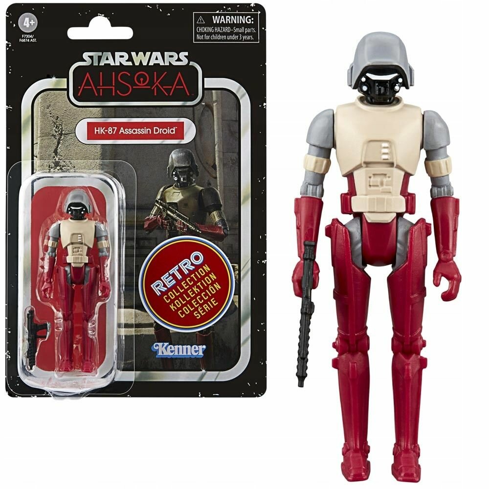Фигурка Hasbro Star Wars Retro - Фигурка Дроида-убийцы HK-87 9,5 см Асока - Хасбро Звездные Войны F7304