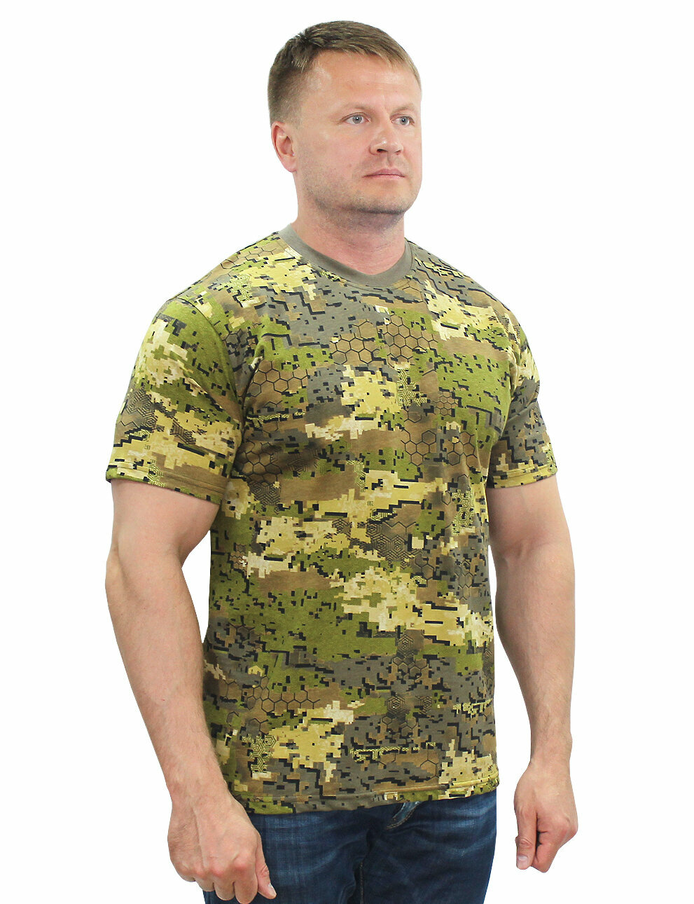 Футболка камуфляжная рыбака охотника