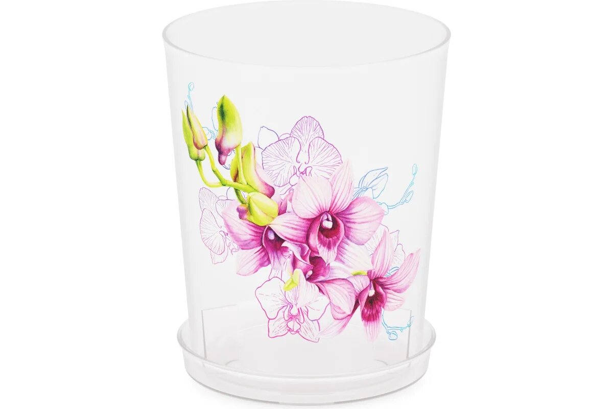 ЗПИ Цветочный горшок для орхидей Альтернатива Декор 0,7 л М3125 декоративное изделие