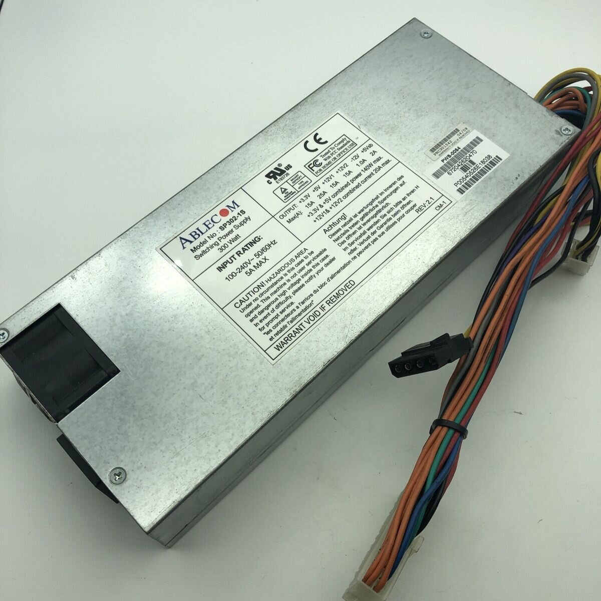 Блок питания Supermicro PWS-0054 (SP302-1S) (аналог PWS-351-1H, PWS-521-1H) 300W