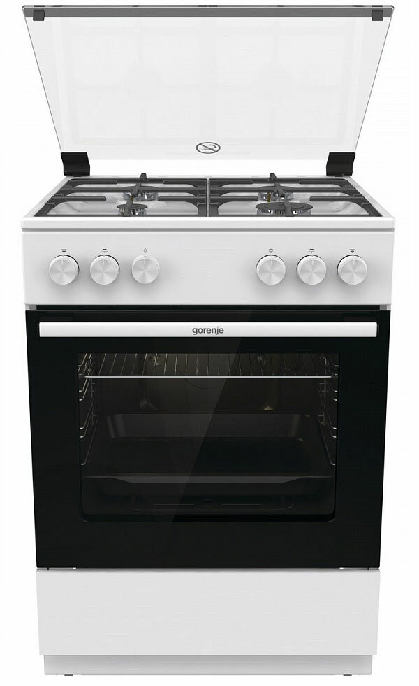 Газовая плита Gorenje GG6A11WF 4 конфорки, белый
