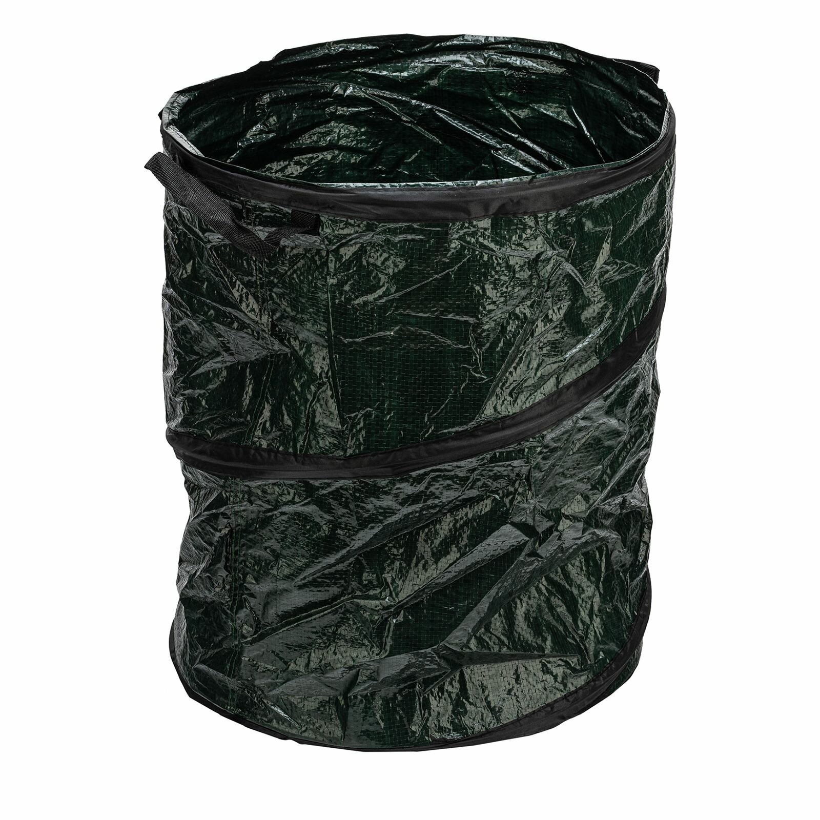 Контейнер садовый PALISAD с ручками, 95 л, складной, черный (64495)