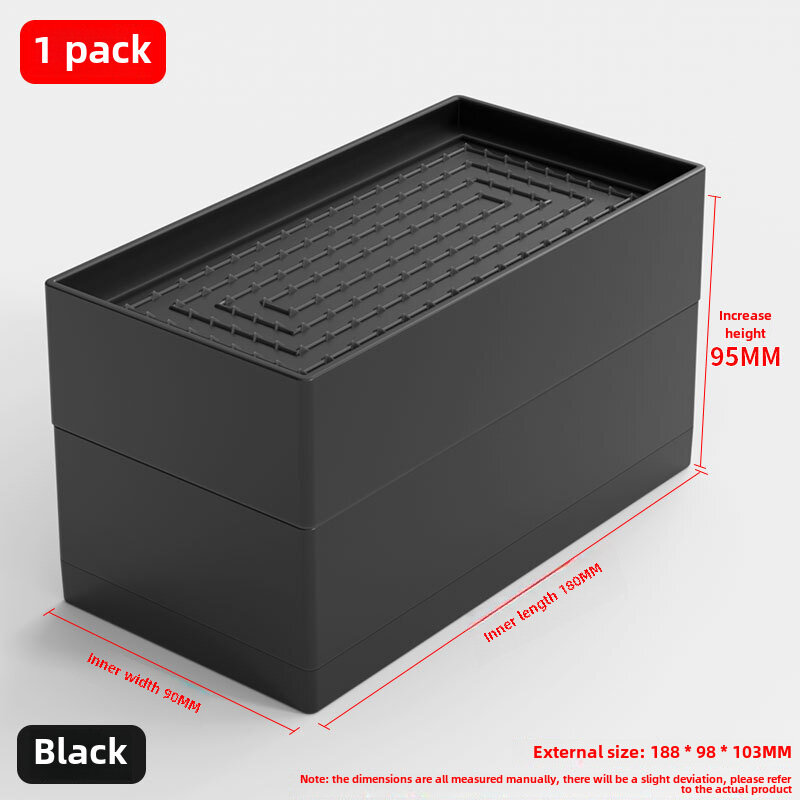 Кровать Amazon Black Furniture, с нескользящей накладкой, высота 9,5 см