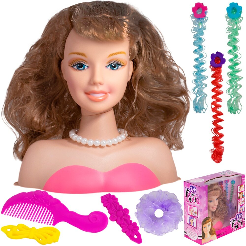 Кукла-манекен Китайская игрушка1 "Fashion Girl", для создания прически, в коробке (ZY664328)