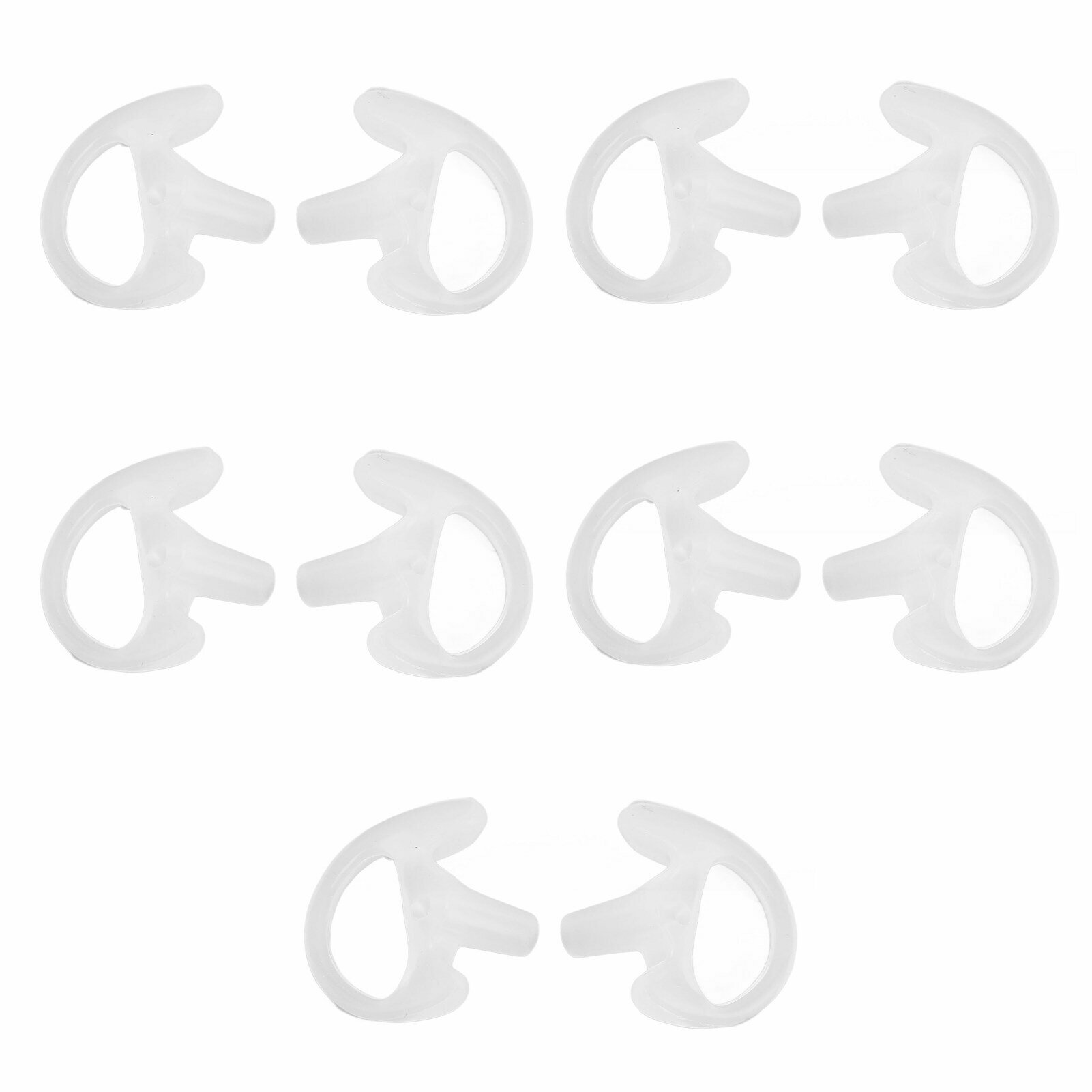 Замена вкладыша для двусторонней радиосвязи, экологически чистый силиконовый вкладыш для рации, аксессуары для двусторонней радиосвязи, S 5 пар