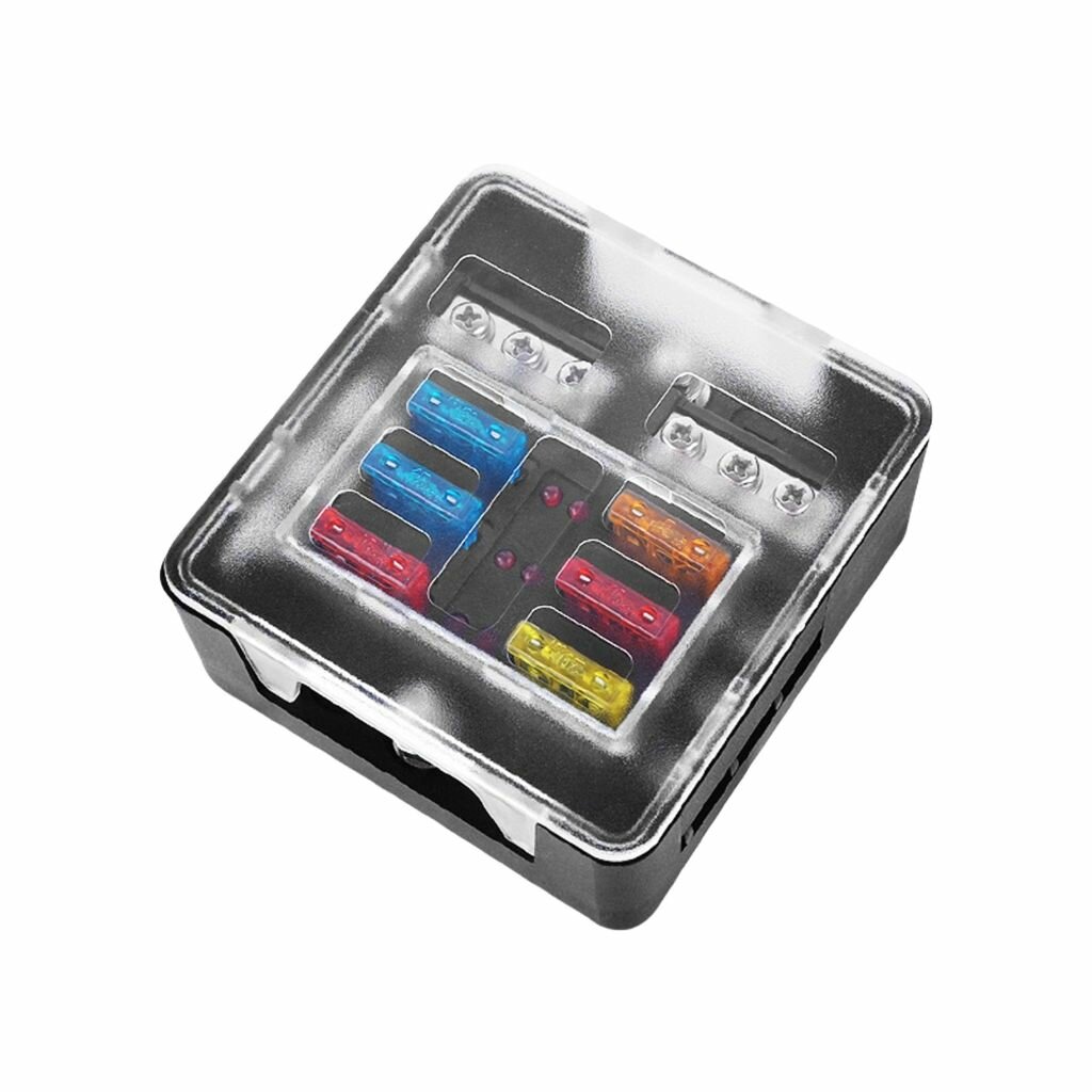 Автомобильные инструменты, Универсальный блок предохранителей для переоборудования автомобилей и автHouse - 6-канальный