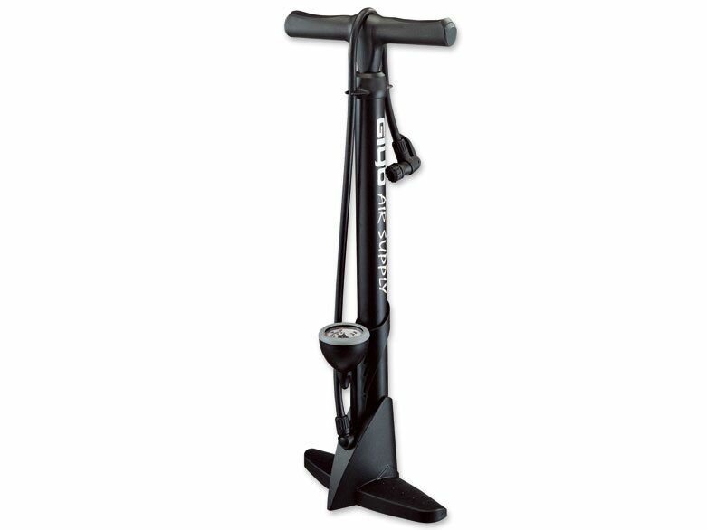 Насос GIYO напольный, с манометром, высокого давления, переворачивающийся клапан авто/presta