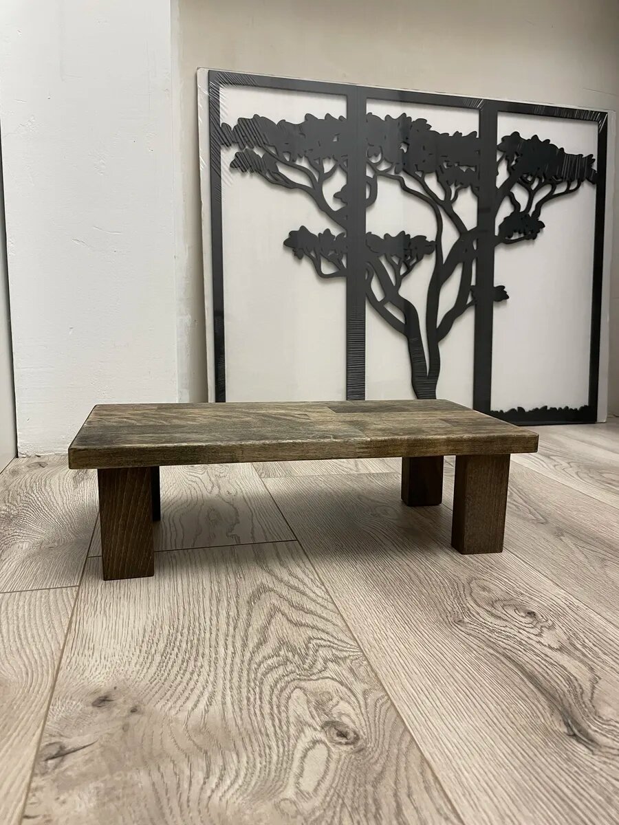 Табурет подставка для ног, полка для стола, подставка под монитор 40*20*12