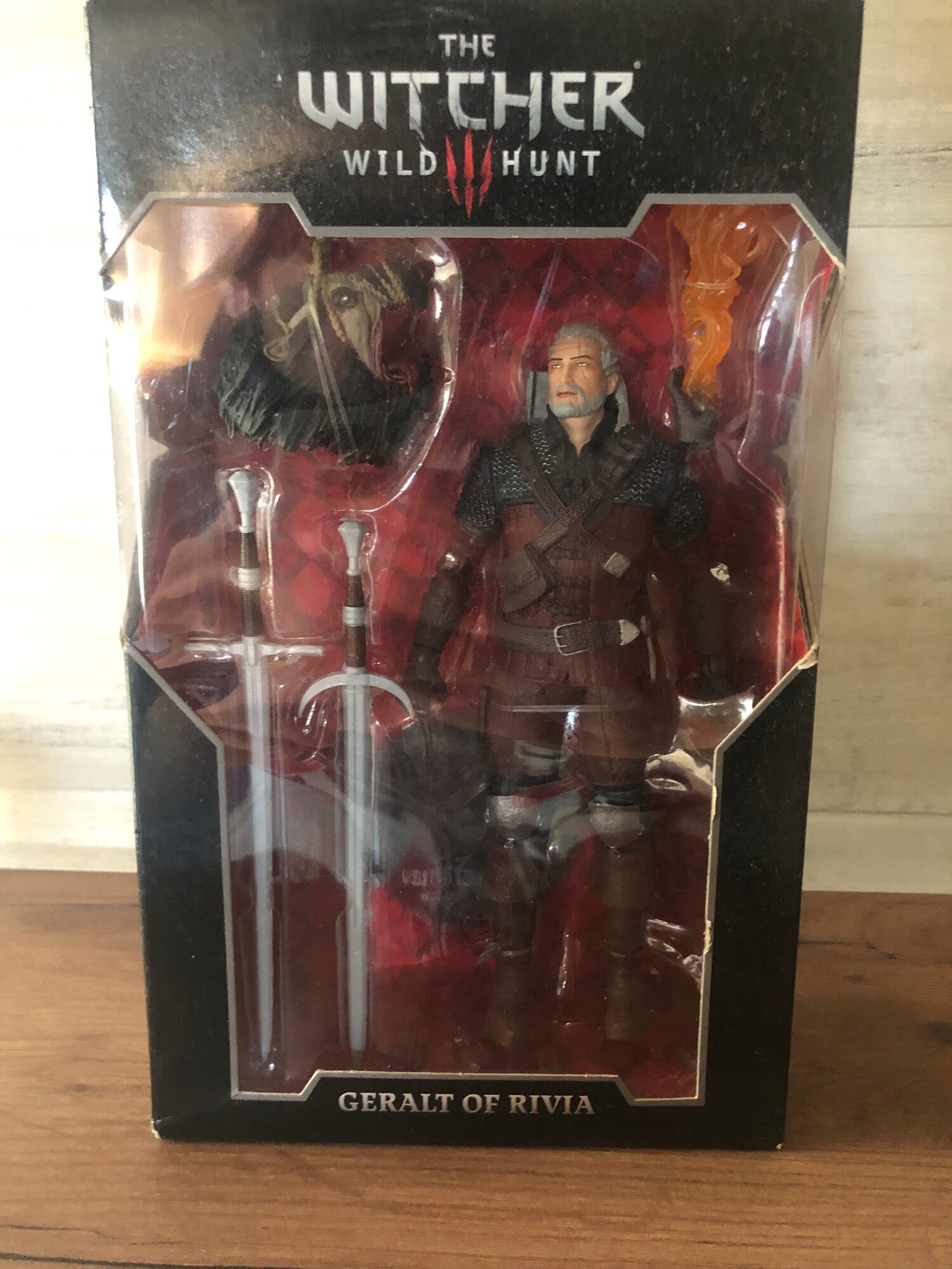Фигурка Геральд The Witcher 3 The Wild Hunt Figures - S02 - 7" Scale Geralt Of Rivia Wolf Armor