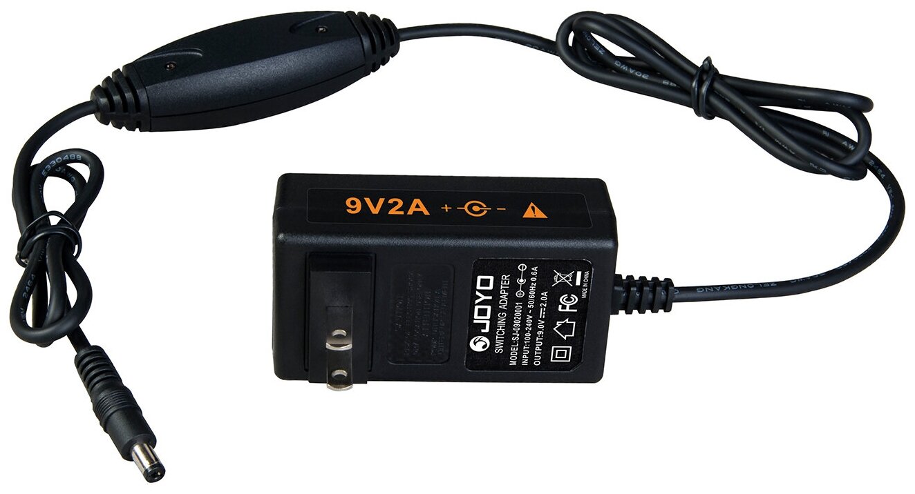 Блок питания Joyo JP-03, для педалей, 8 выходов, фильтр помех, 9В, 2000mA