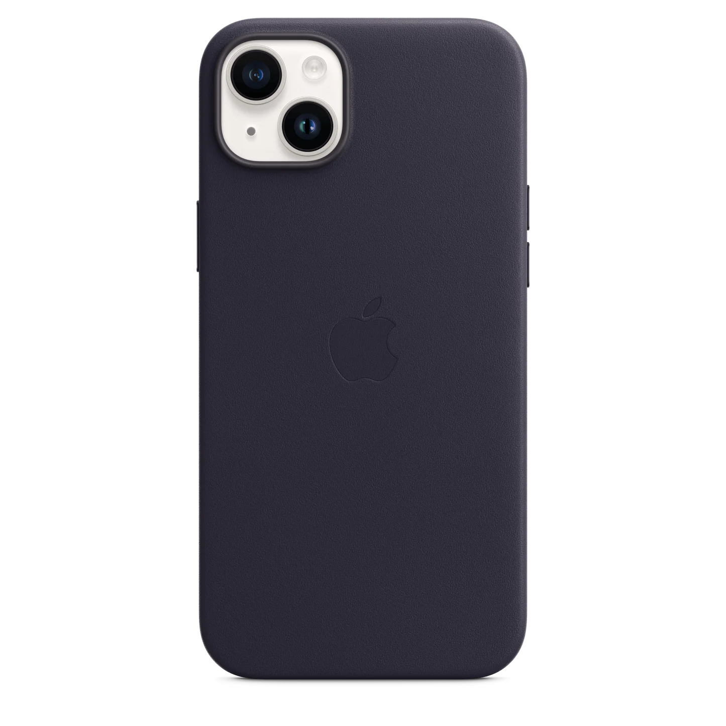 Чехол кожаный Apple iPhone 14 Plus Leather Case with MagSafe Midnight (Темная ночь) MPP93ZM/A