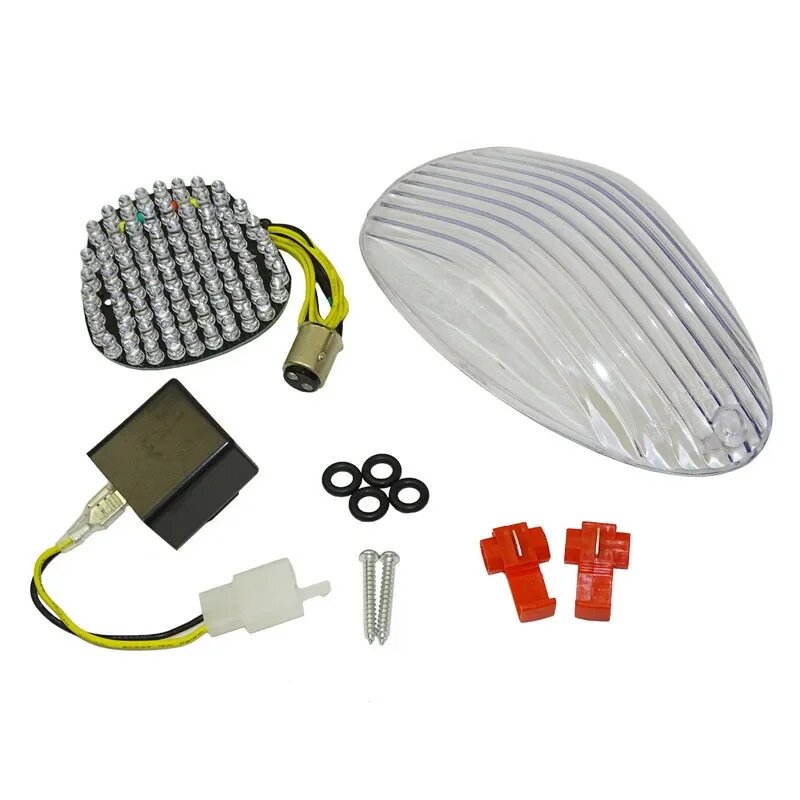 Waase для Kawasaki Vulcan Mean Streak 2002 2003 2004 2005-2008 E-Mark задний фонарь стоп-сигналы поворота встроенный светодиодный фонарь Clear Lens