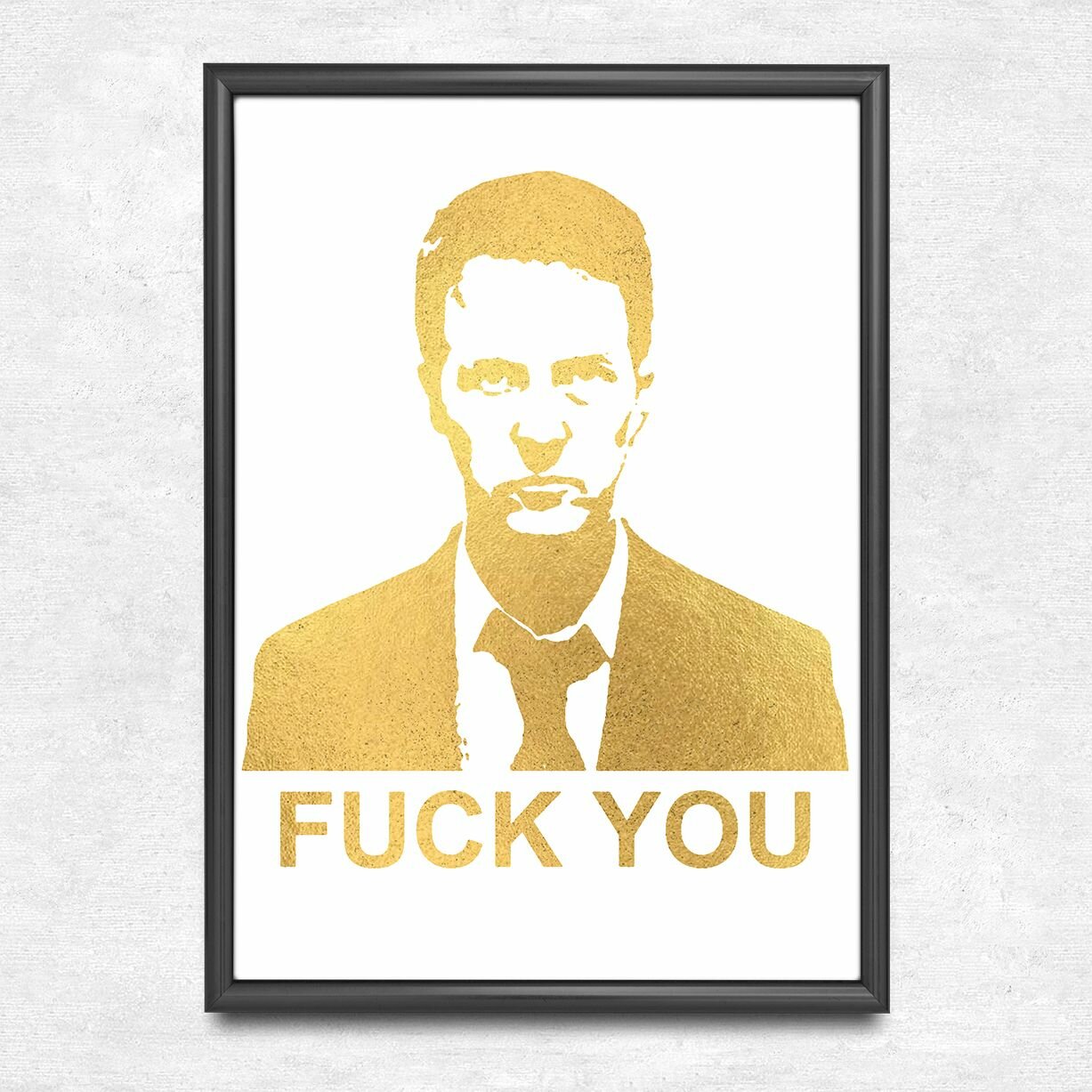 Постер по фильму Бойцовский клуб / плакат Fight Club Декор квартиры, дома, офиса, комнаты