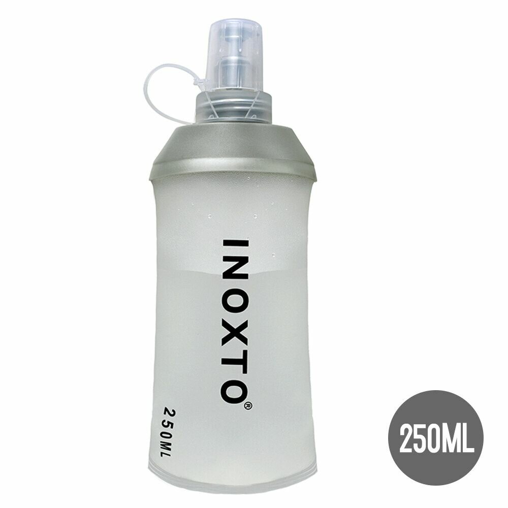 Спортивная мягкая бутылка для воды 250мл прозрачная