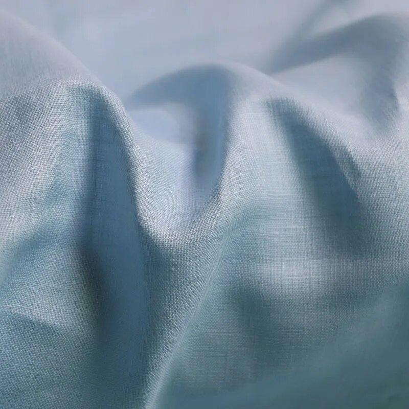 Лен голубой 1м x 1.35м, цвет 39 baby blue