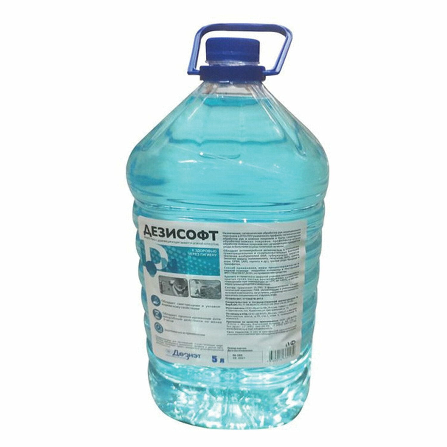 Мыло жидкое дезинфицирующее 5 л, дезисофт, ПЭТ, ДС-5-Э