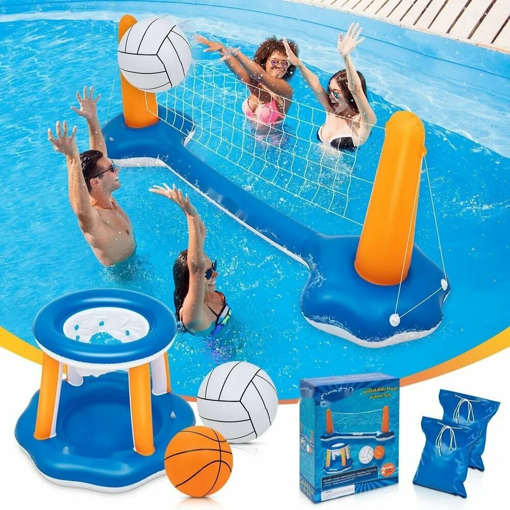 KNOW EASY-Игрушка скольжения, Надувной комплект для игры в бассейне