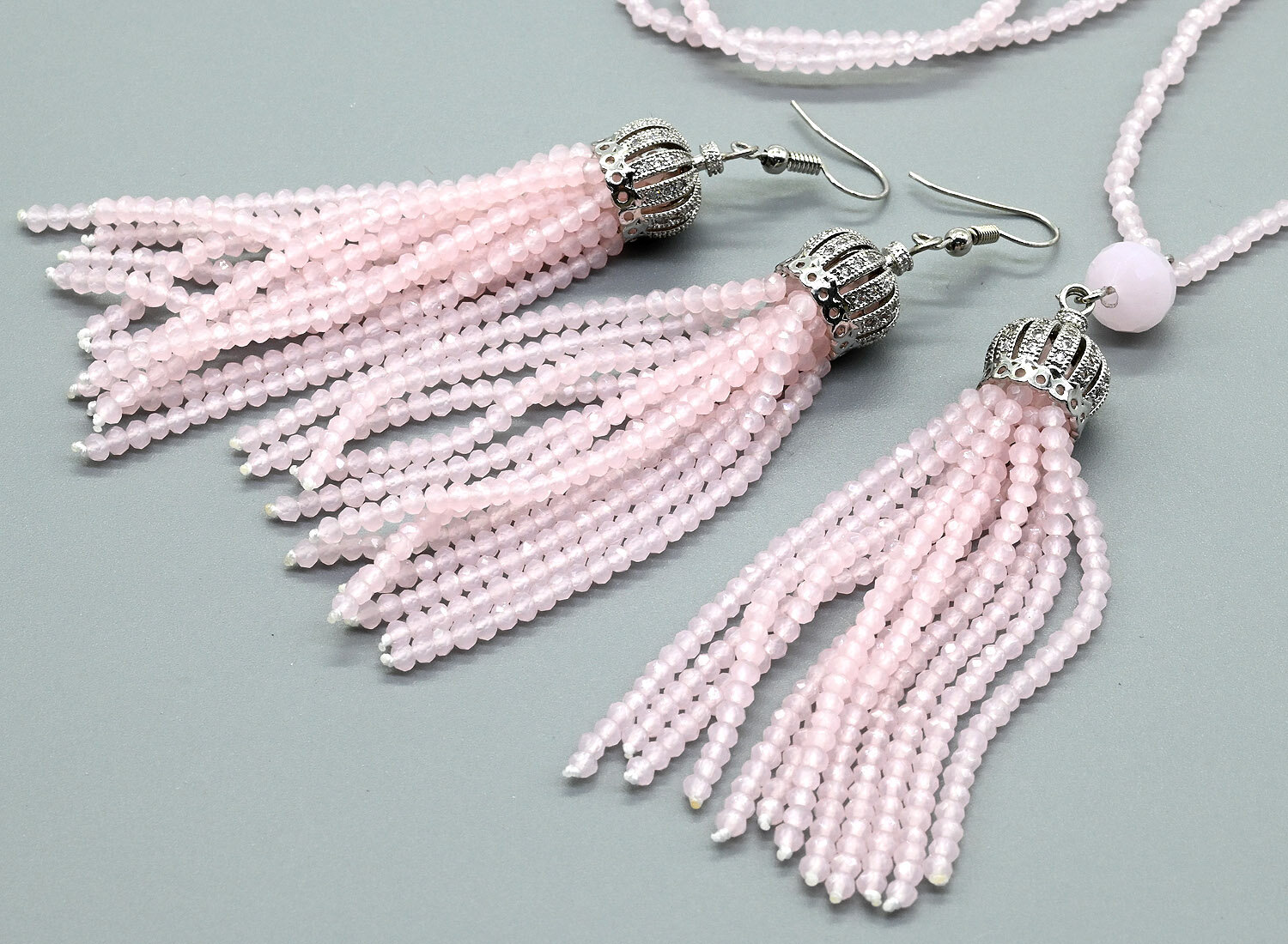 Серьги, циркон