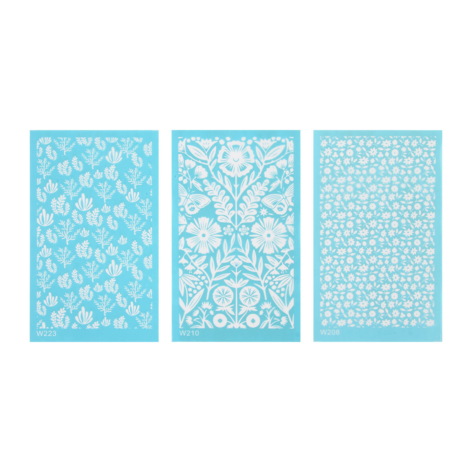 Трафареты для шелкографии из полимерной глины, многоразовый набор для самостоятельной шелкографии для ювелирных изделий, сережек из глины, украшения 208 210 223