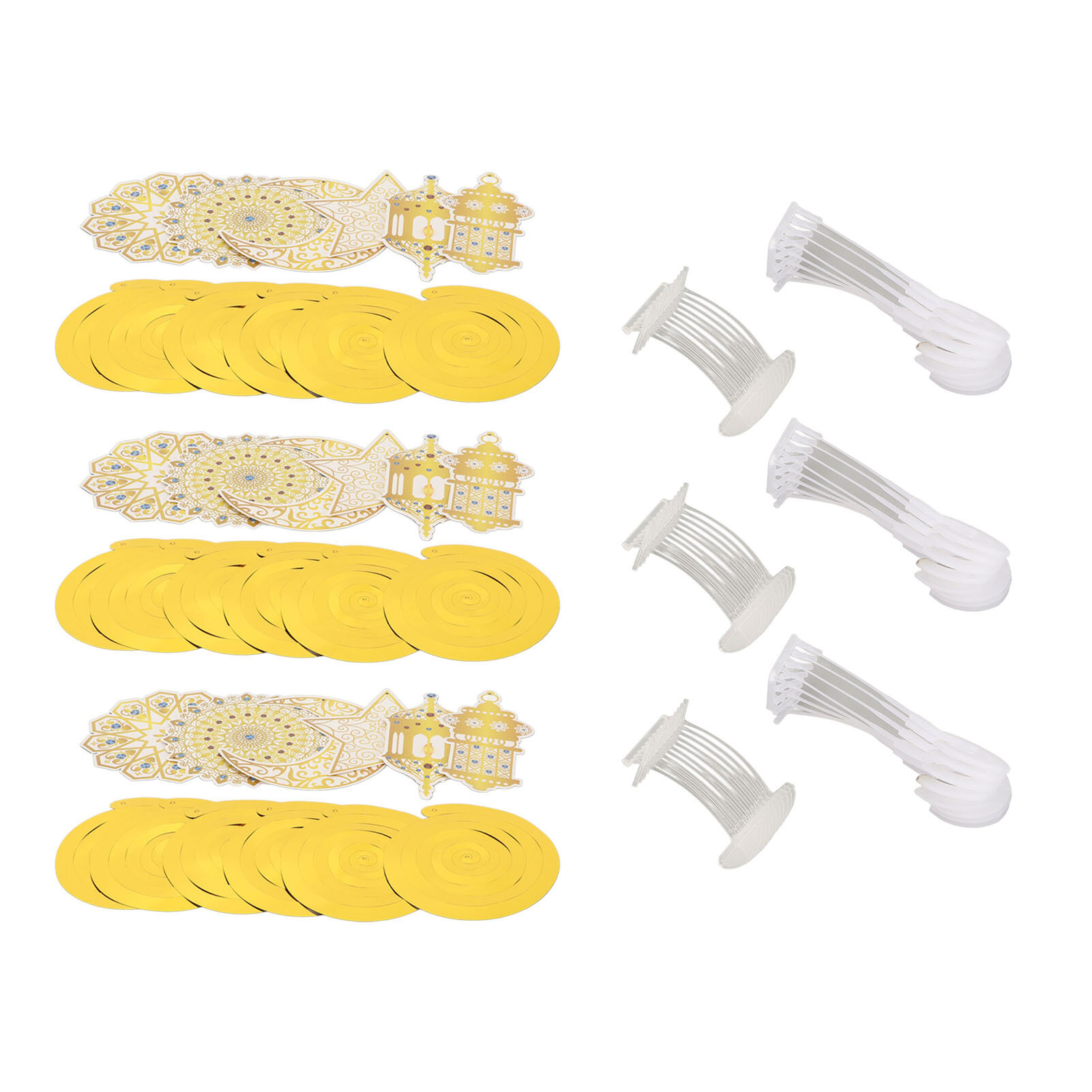 36 шт. Рамаданские украшения, изысканные фонарики, звезды, луна, прочные, многоцелевые, Ид Мубарак для вечеринки и фестиваля.