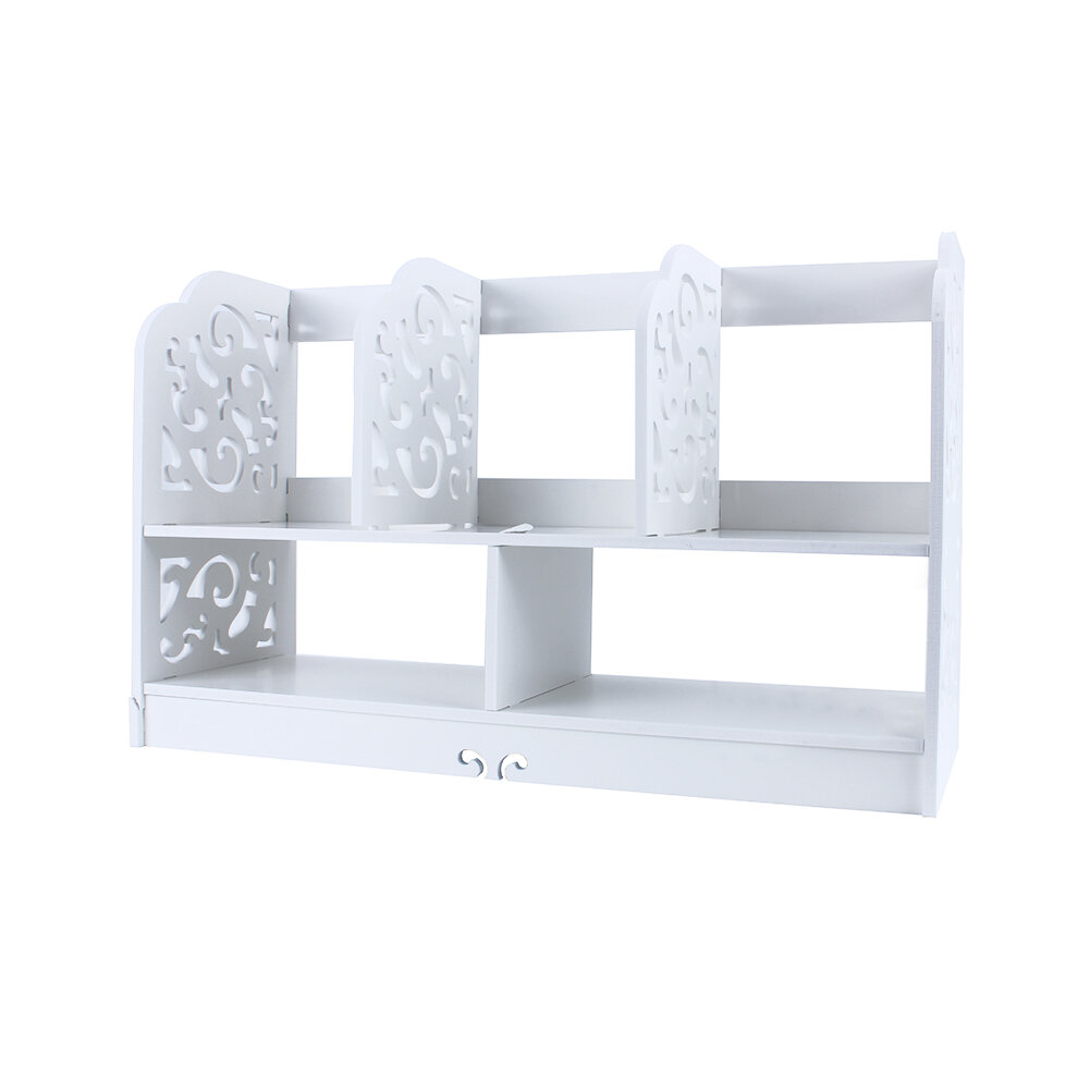 2 яруса DIY стеллажи ящик для хранения компакт-дисков блок дисплей книжный шкаф полка домашний офис