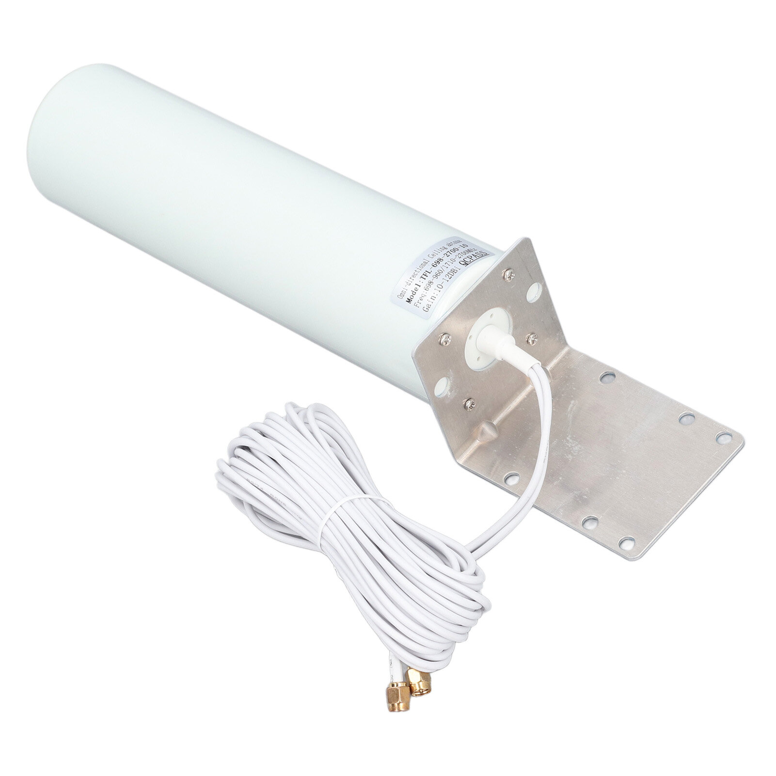 Антенна с высоким коэффициентом усиления 12 дБи и кабелем длиной 5 метров, 698‑2700 МГц, всенаправленная антенна SMA типа «папа» для Wi-Fi-маршрутизатора, модема 4G LTE