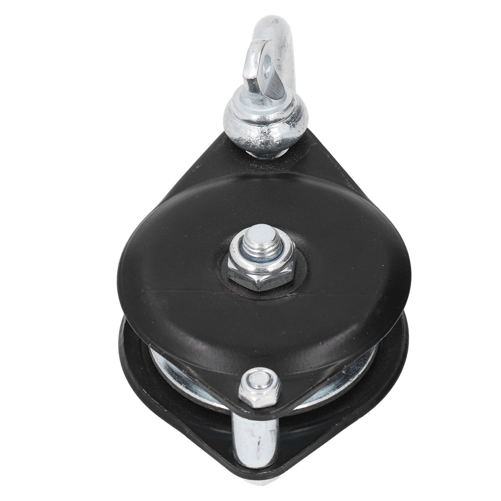 Поворотный шкив с серьгой грузоподъемностью 0,4 т. Подъемный крюк из легированной стали для парусной лодки.