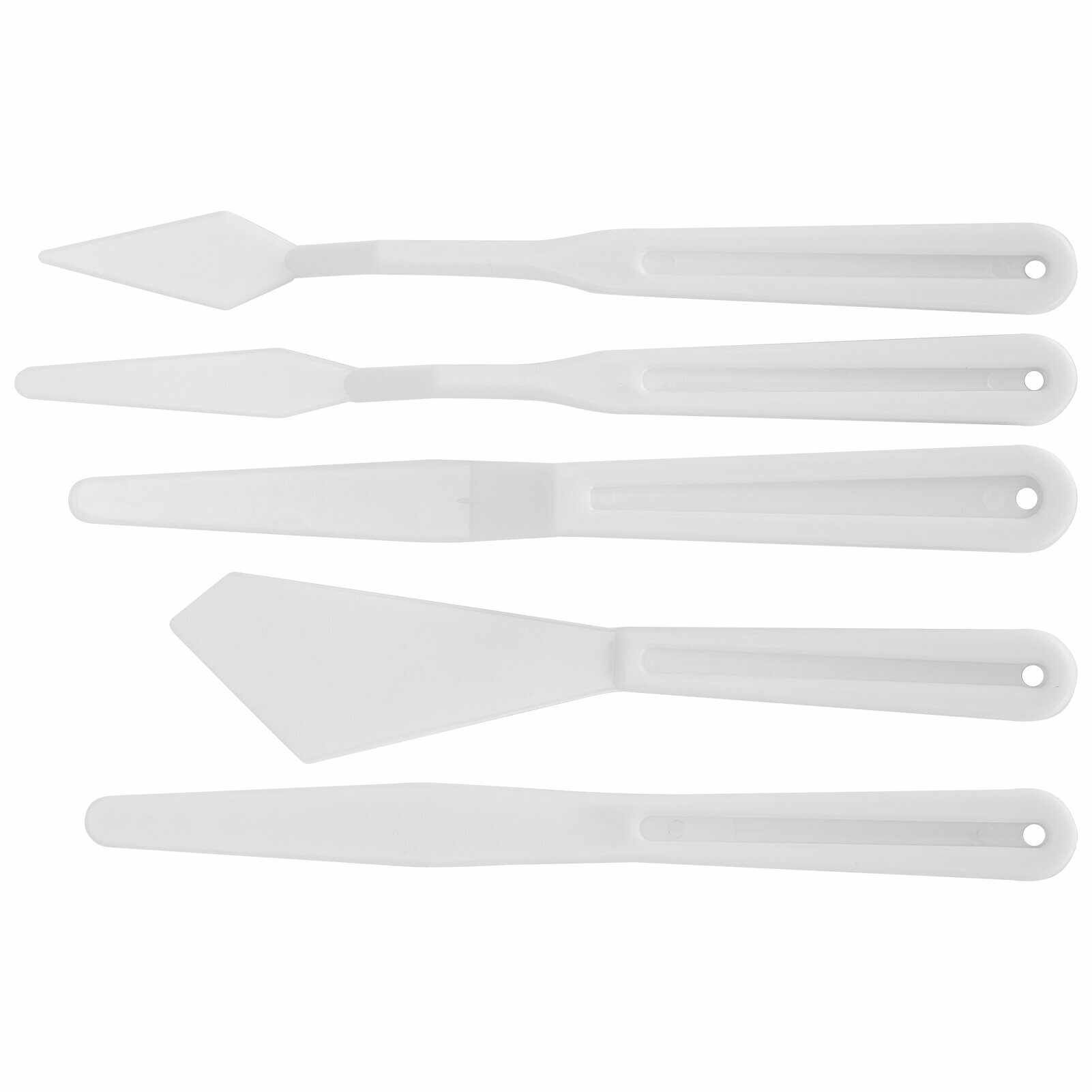 5 шт, пластиковый художник, набор мастихинов, портативный шпатель для масляной живописи, инструмент для рисования, аксессуар