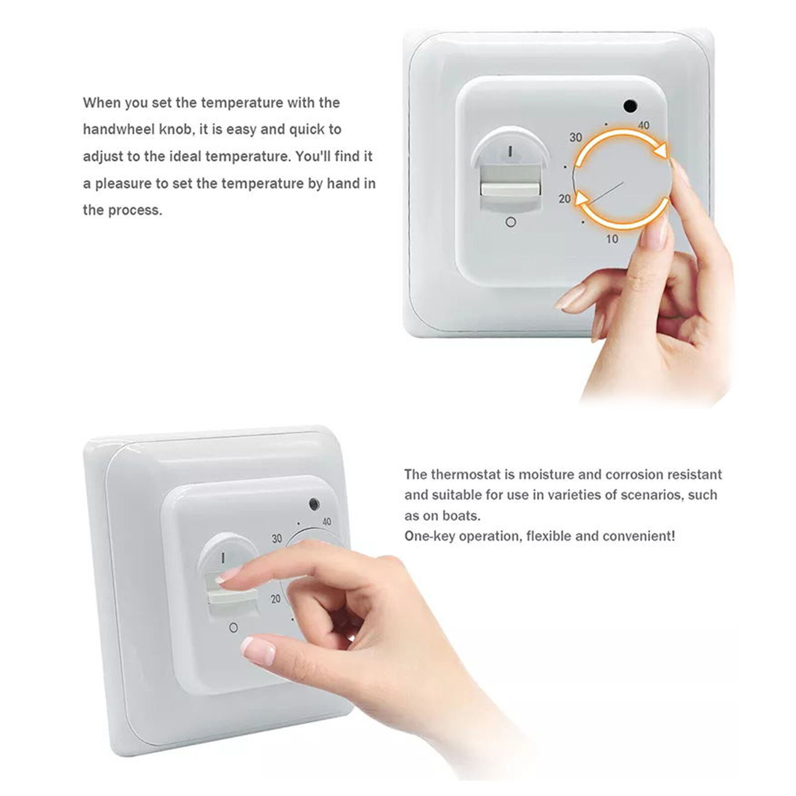 Термостат для напольного отопления 3A Термостат для водяного отопления Контроллер напольного отопления