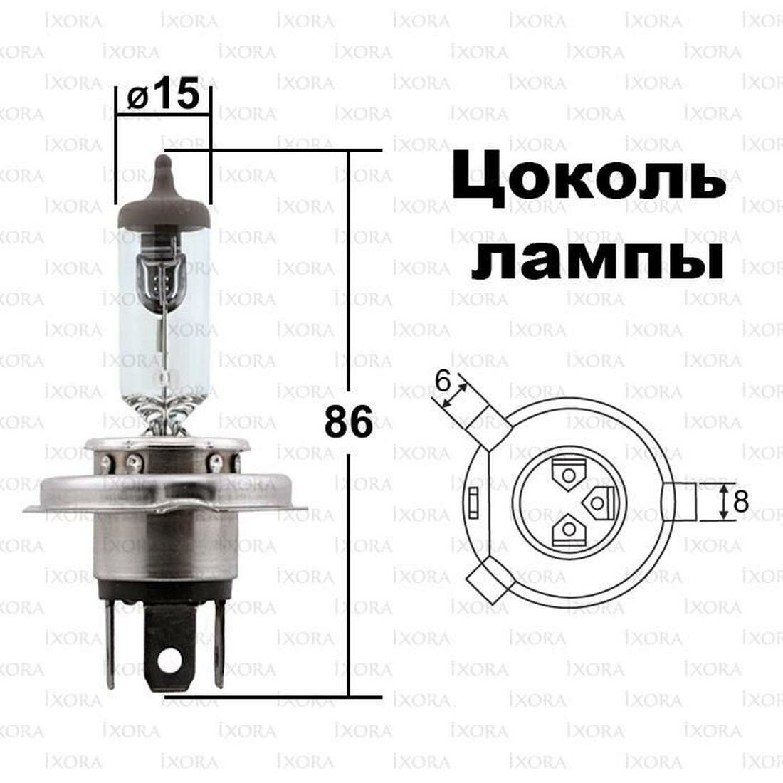 Philips лампа головного света (rally) h4 12v 100/90w 1 шт. 12569rac1
