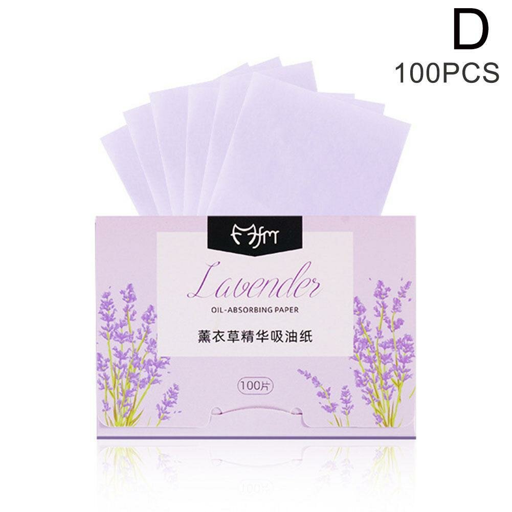 Портативная впитывающая масло бумага для контроля жирности и макияжа,/100 шт