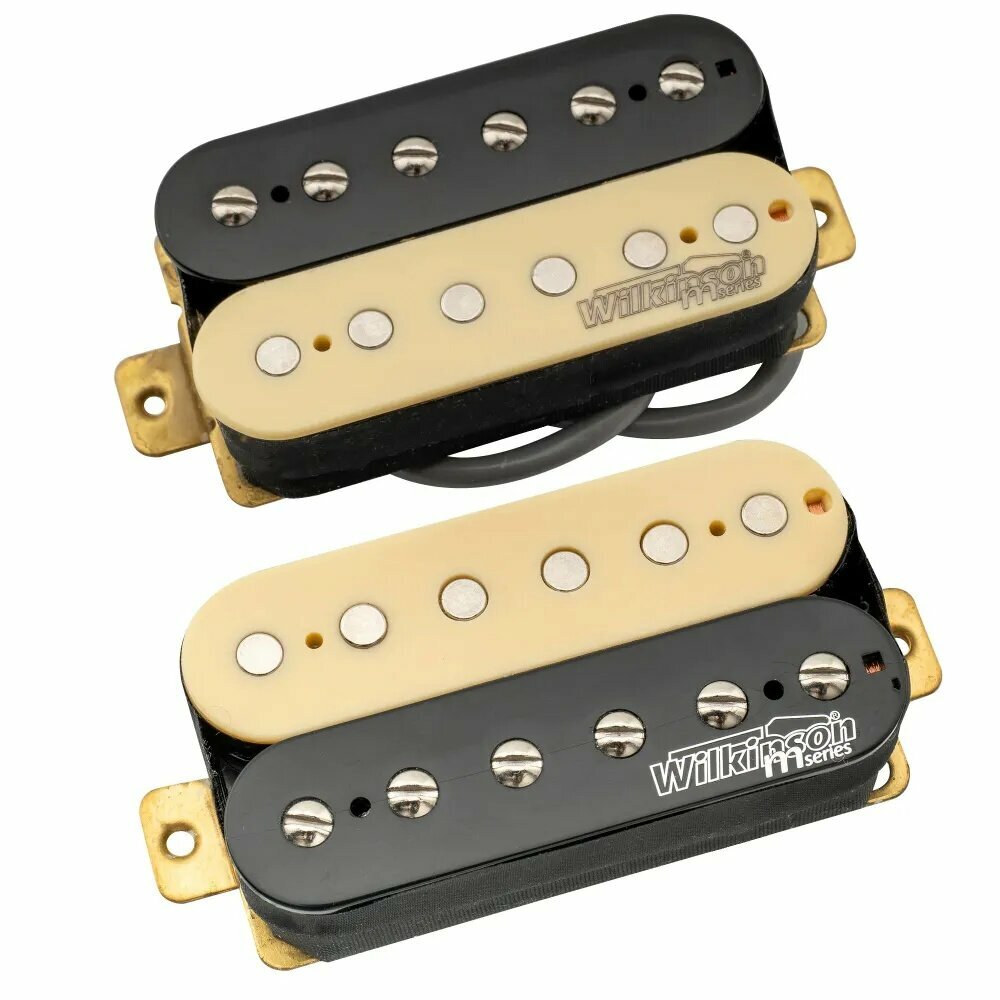 Звукосниматель Wilkinson M Series Classic Tone Ceramic Overwound Open Style Humbucker Neck для электрогитары