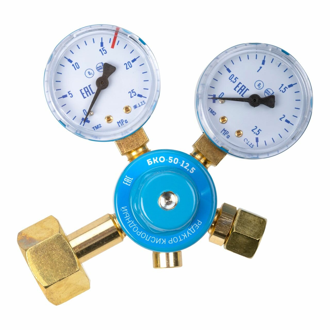 Редуктор газовый балонный одноступенчатый БКО-50-12,5