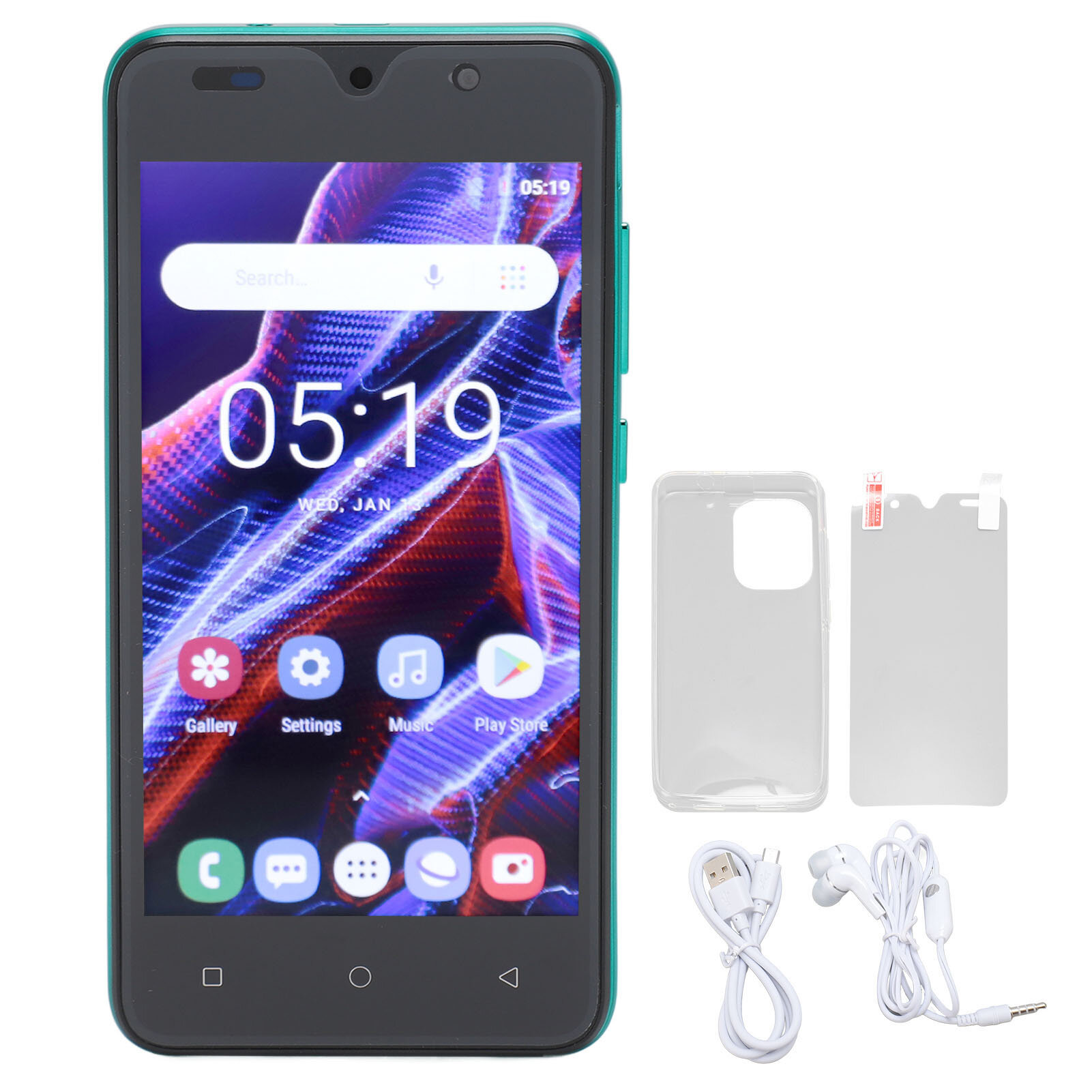 Смартфон на Android 12: экран 5.0 дюймов, 4 ГБ ОЗУ, 32 ГБ ПЗУ, два слота SIM, два режима ожидания, з