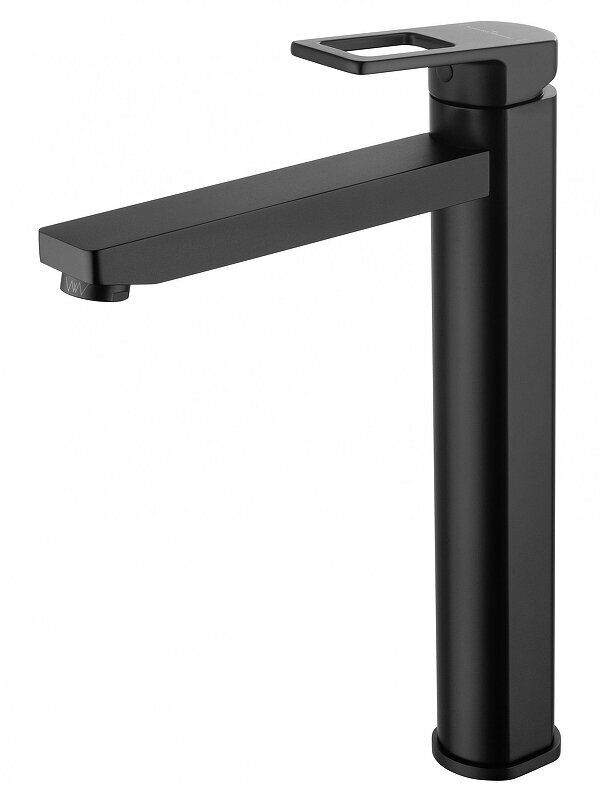 Смеситель для раковины высокий WONZON & WOGHAND FRAME, черный матовый WW-88239010-MB