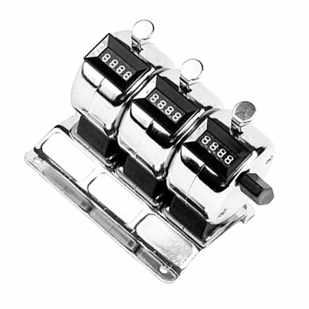 Ручной Счетчик Щелчков Из Нержавеющей Стали Ручной Механический Подсчетный Инструмент С Ручкой Сброса Для Спортивных Подсчетов Научных Исследований