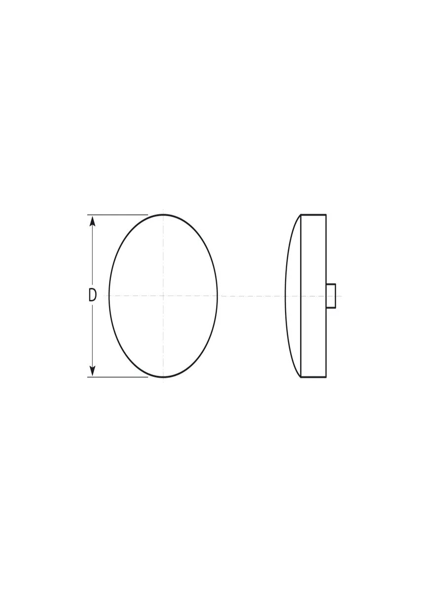 Цвет белый, 25 шт, заглушка под рамный дюбель