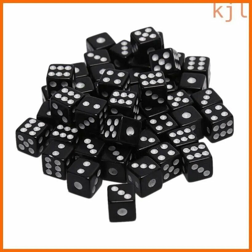 Популярен осенью(100 штук) маленькие квадратные кубики диаметром 8 мм-черные
