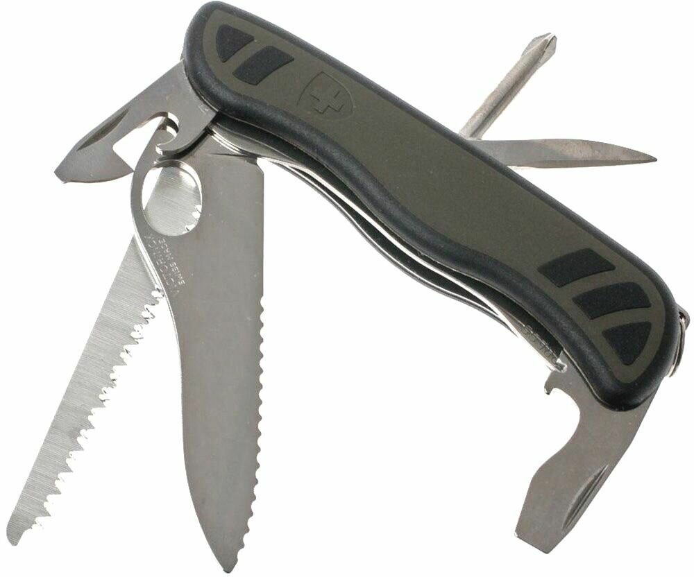 Перочинный нож Victorinox SWISS SOLDIERS KNIFE, с фиксатором, 10 в 1, нейлоновая рукоять, 131 г