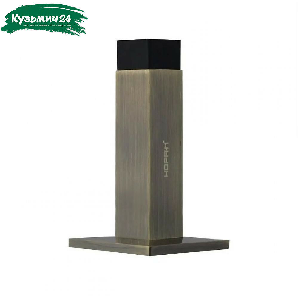 Ограничитель дверной Нора-М настенный 116 старая бронза