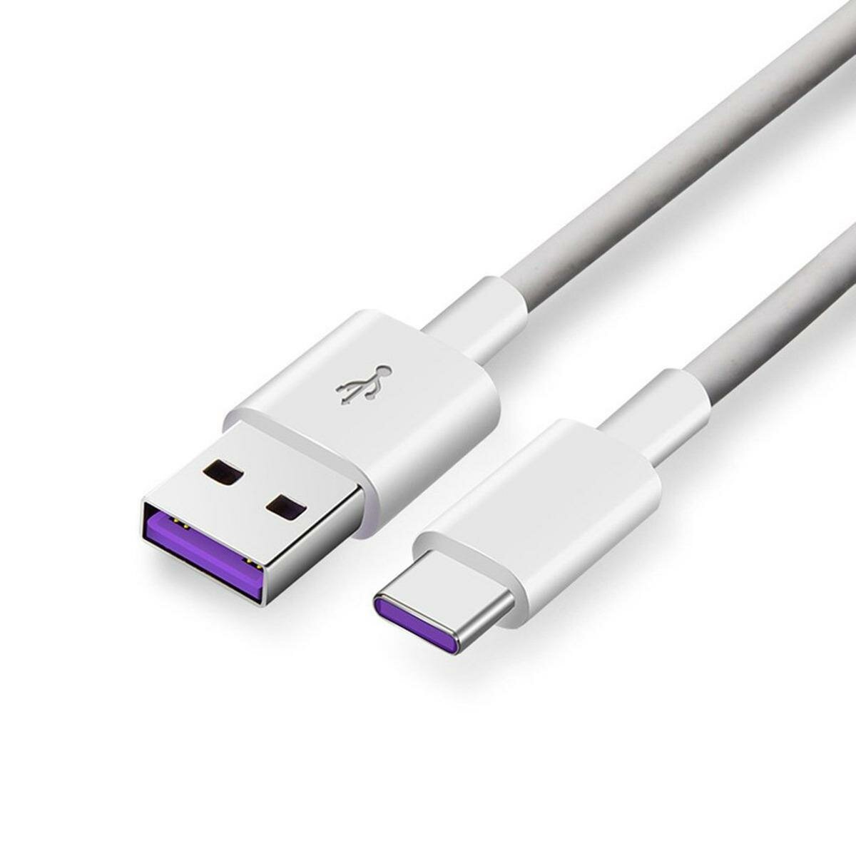 Кабель передачи данных Type-C для Huawei Super Fast Charge 5A Кабель передачи данных Type-C для зарядки Белый 1м