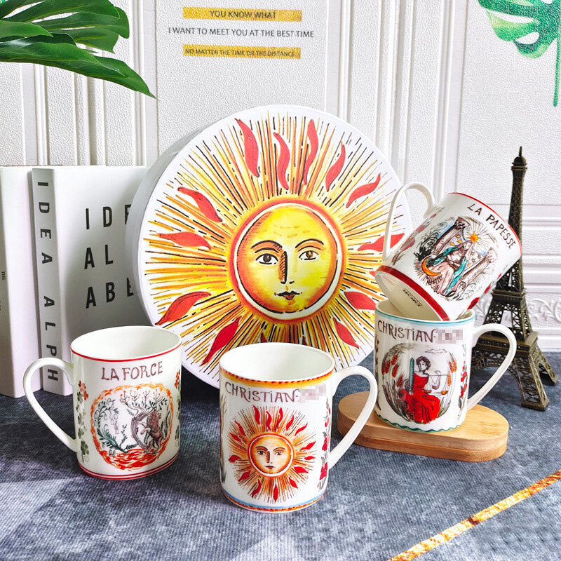 Тема Таро+ The Sun and Strength Сервиз кофейный 330 мл на 4 перс.