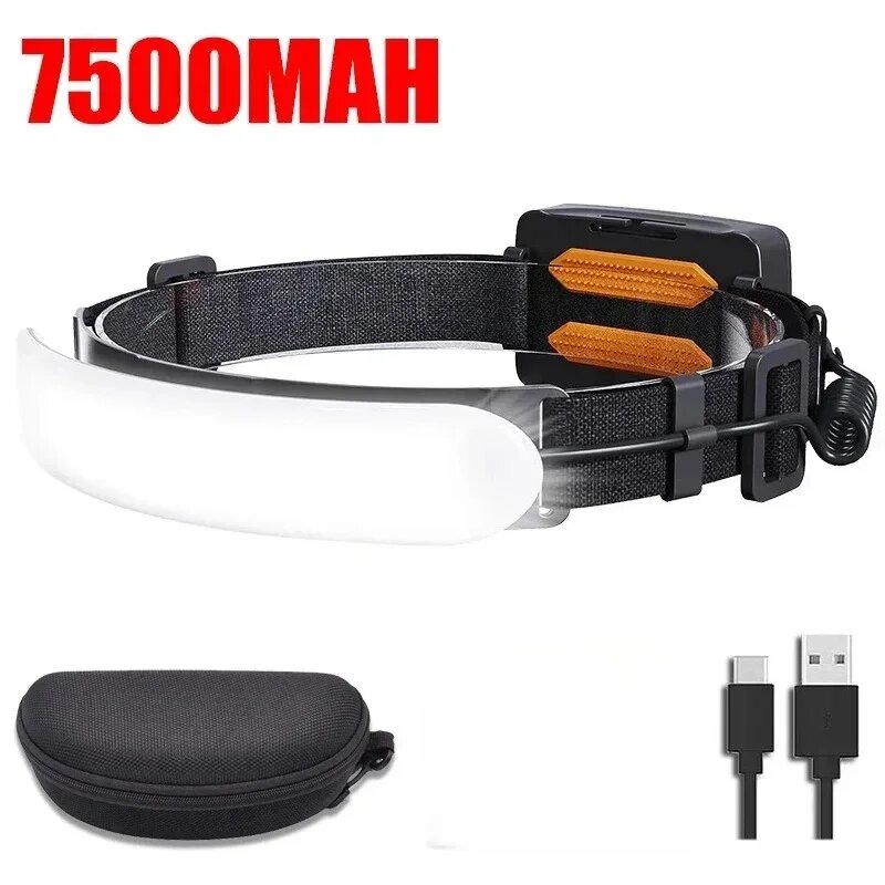 Налобный Фонарь LED 7500mAh