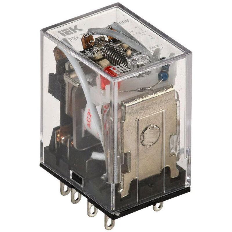 Реле РЭК78/3(MY3) с индикацией 5А 230В AC, IEK RRP20-3-05-220A-LED (1 шт.)
