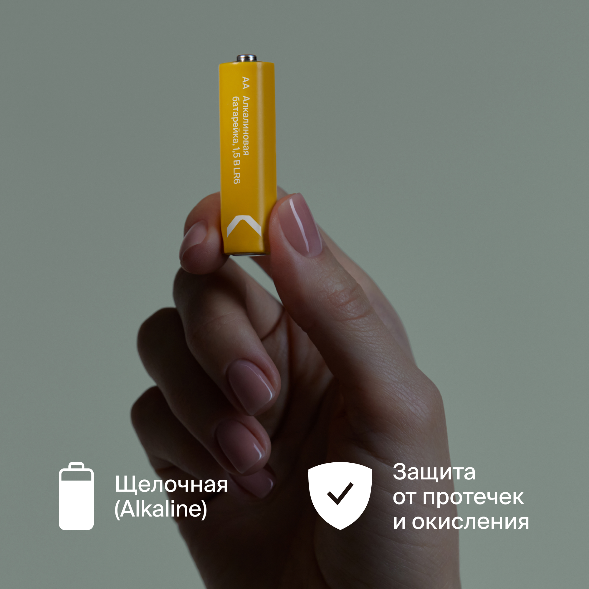 Батарейки Commo Everyday, алкалиновый (щелочные), АА, 4 шт в уп. — фото 1