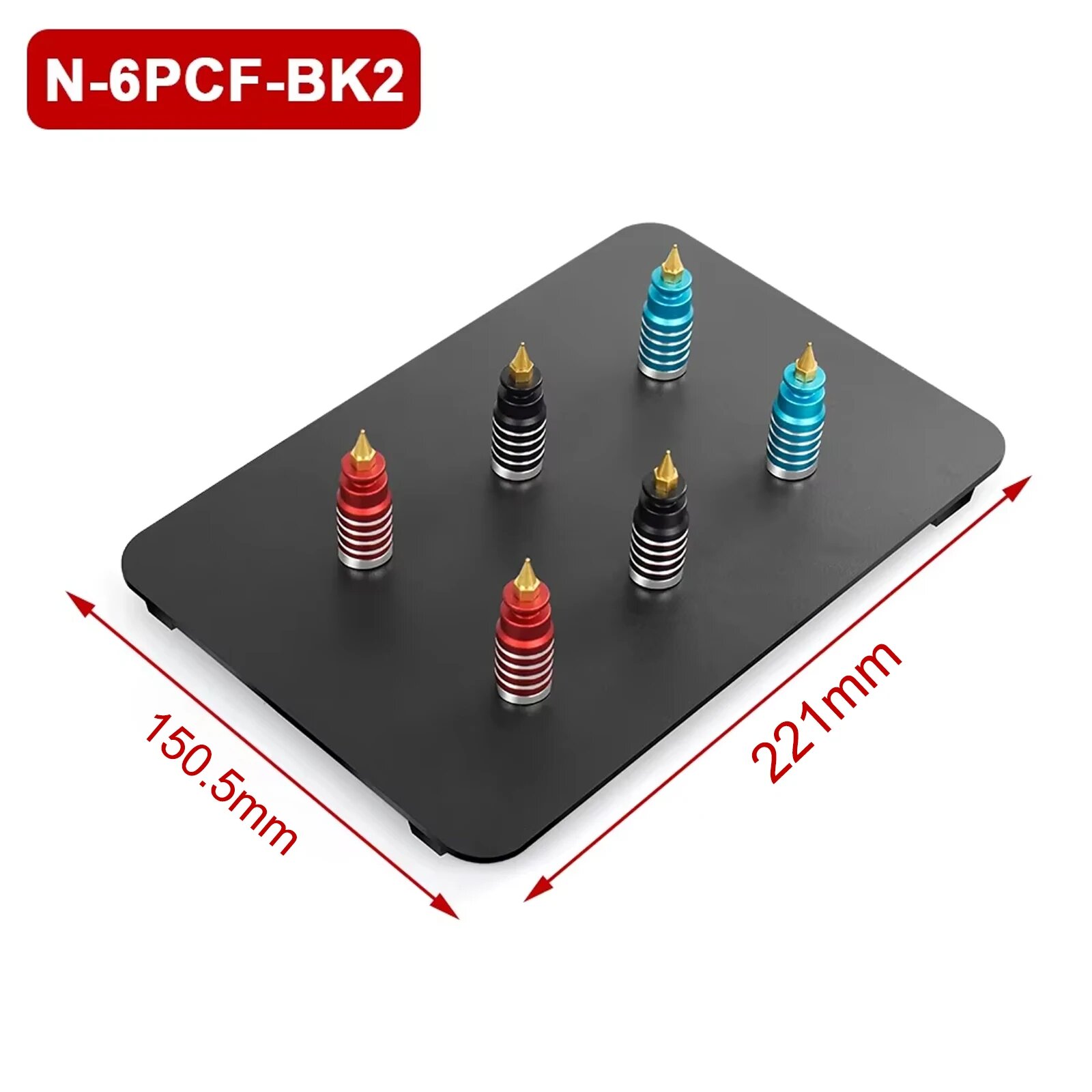 Подставка для паяльника NEWACALOX N-6PCF-BK2 черная